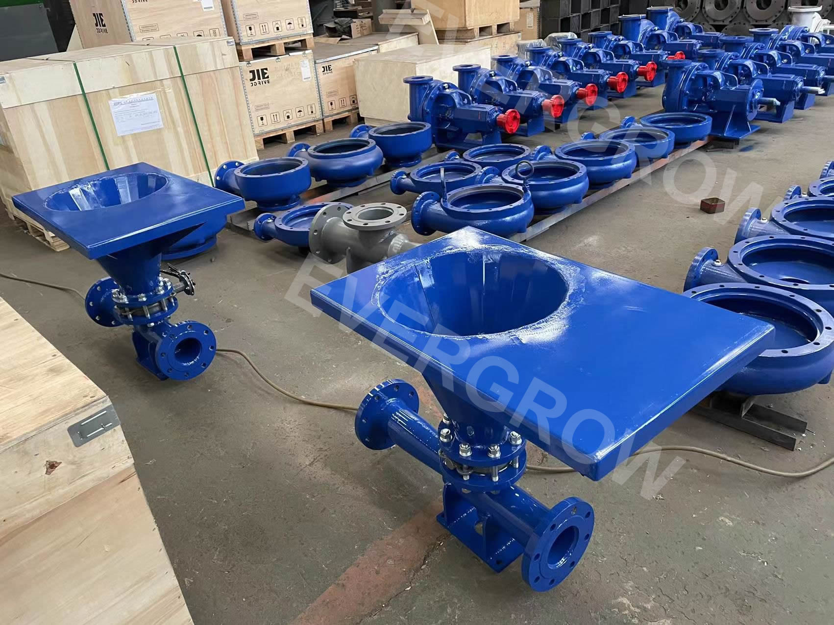 EG-250 Centrifugal Pumps & Mixing hopper were delivered to clients ...